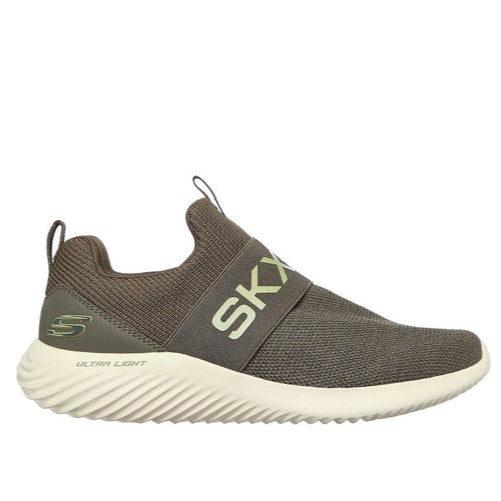 Engineered mesh and synthetic upper Slip-on style with stretch laces ...